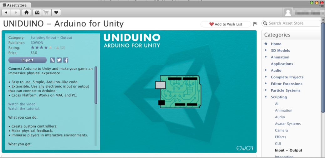 Unity用ハードウェア自作への道. UnityとArduinoを連携 by UNIDUINO #C# - Qiita