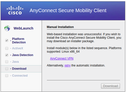 ubuntu 18.04 LTSに「cisco anyconnect secure mobility client」を導入、VPN接続する #ubuntu18.04 - Qiita