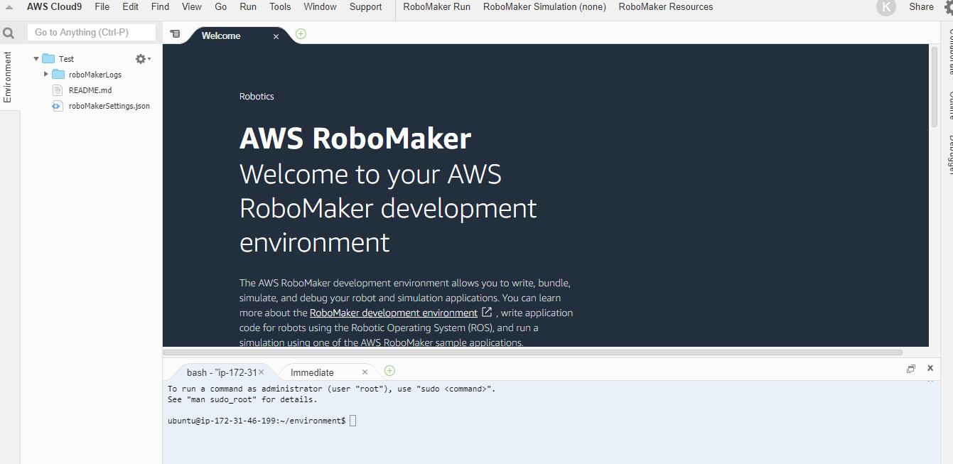 【AWS】RoboMaker を試してみる #ROS - Qiita