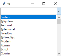 Tkinter CookBook ～フォントビューワー～ #Python - Qiita