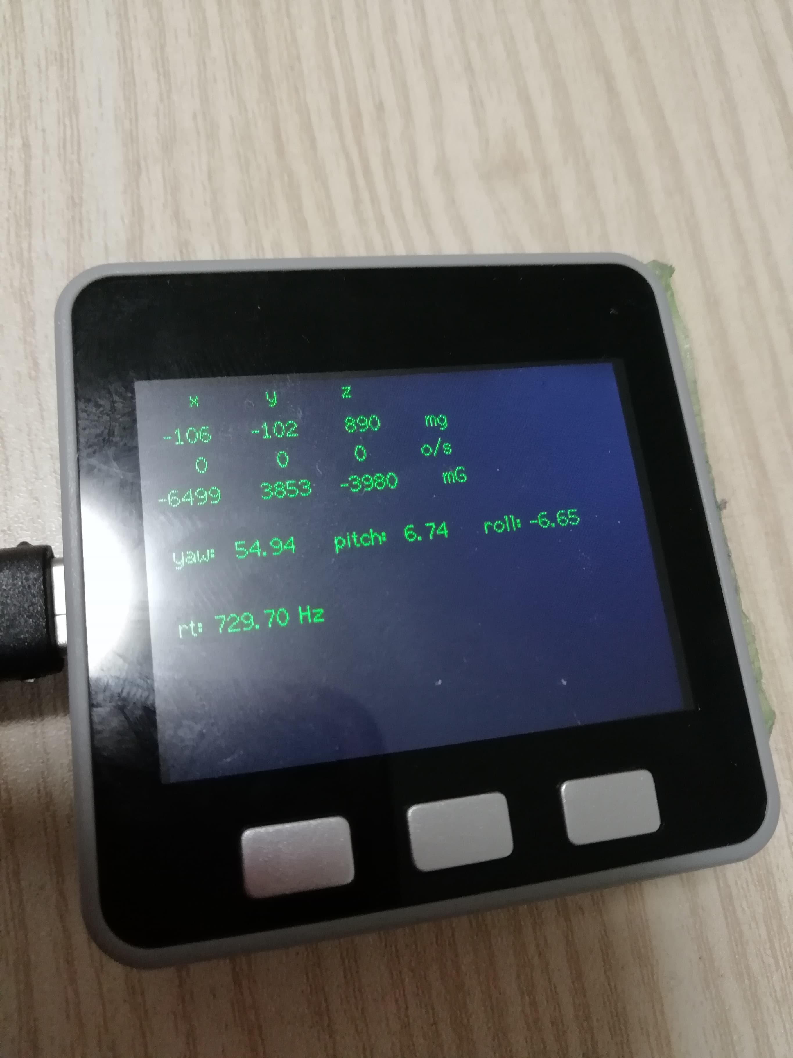 M5Stack grayの9軸センサーMPU9250で加速度を検出する #M5stack - Qiita