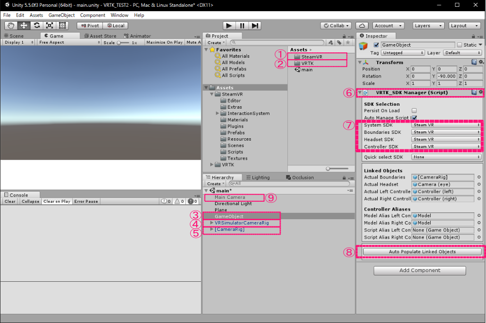 VRTK 3.0.1 と SteamVR Plugin 1.2.0 をセットアップ（するだけ） #Unity - Qiita