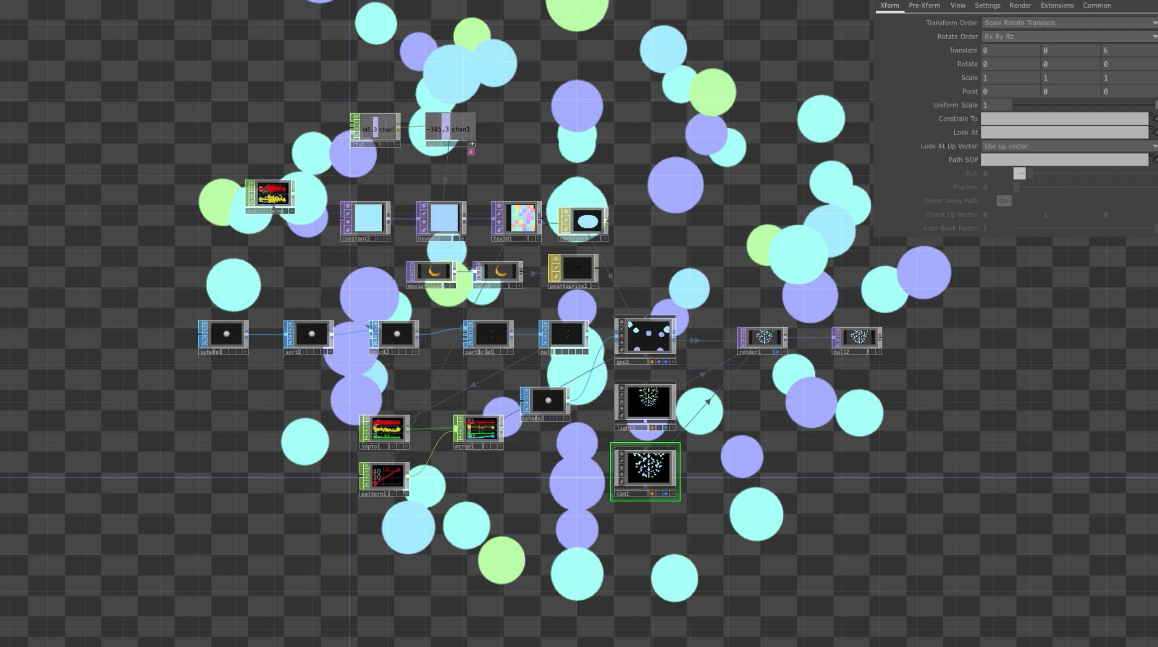 TouchDesignerで音に反応させてパーティクルを吹き出す #TouchDesigner - Qiita