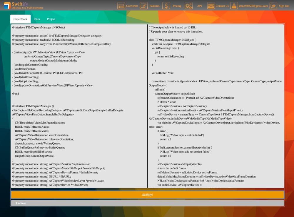 Objective-C → Swift コンバータ3種を比較（Swiftify, iSwift, objc2swift） #iOS - Qiita