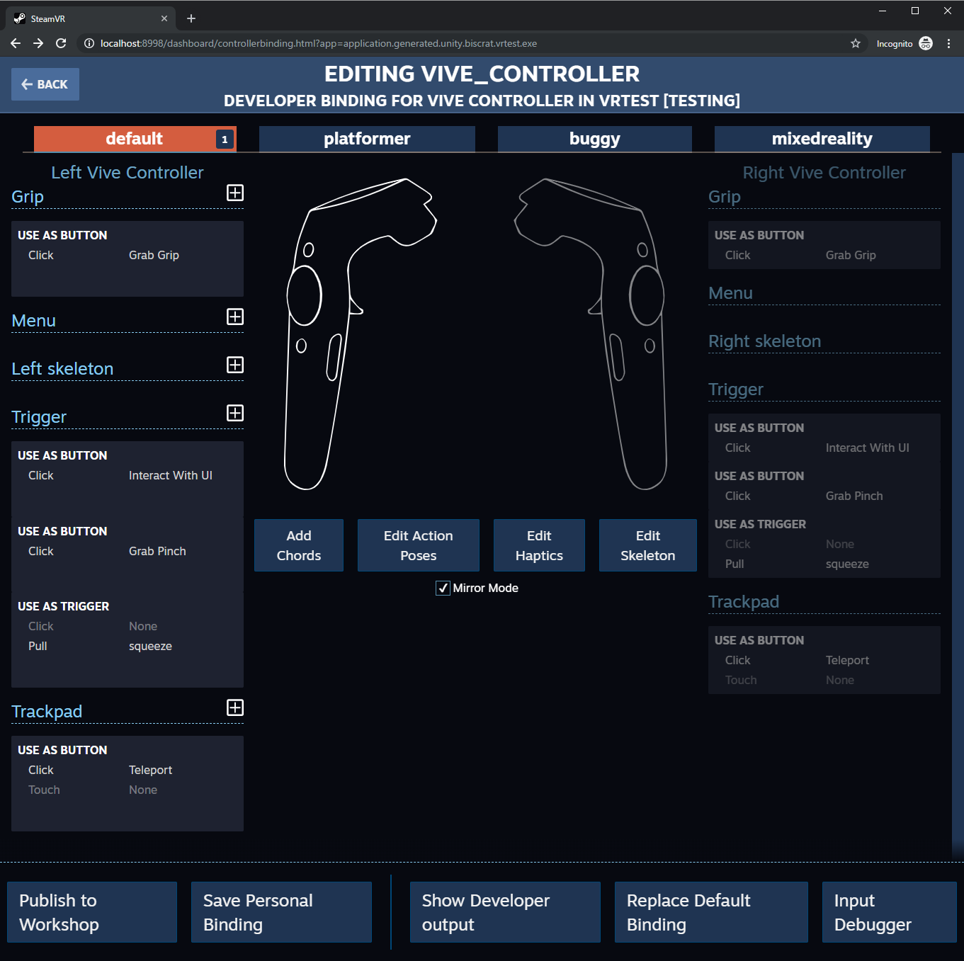 SteamVR Unity Plugin v2.2.0でのインプット #Unity - Qiita