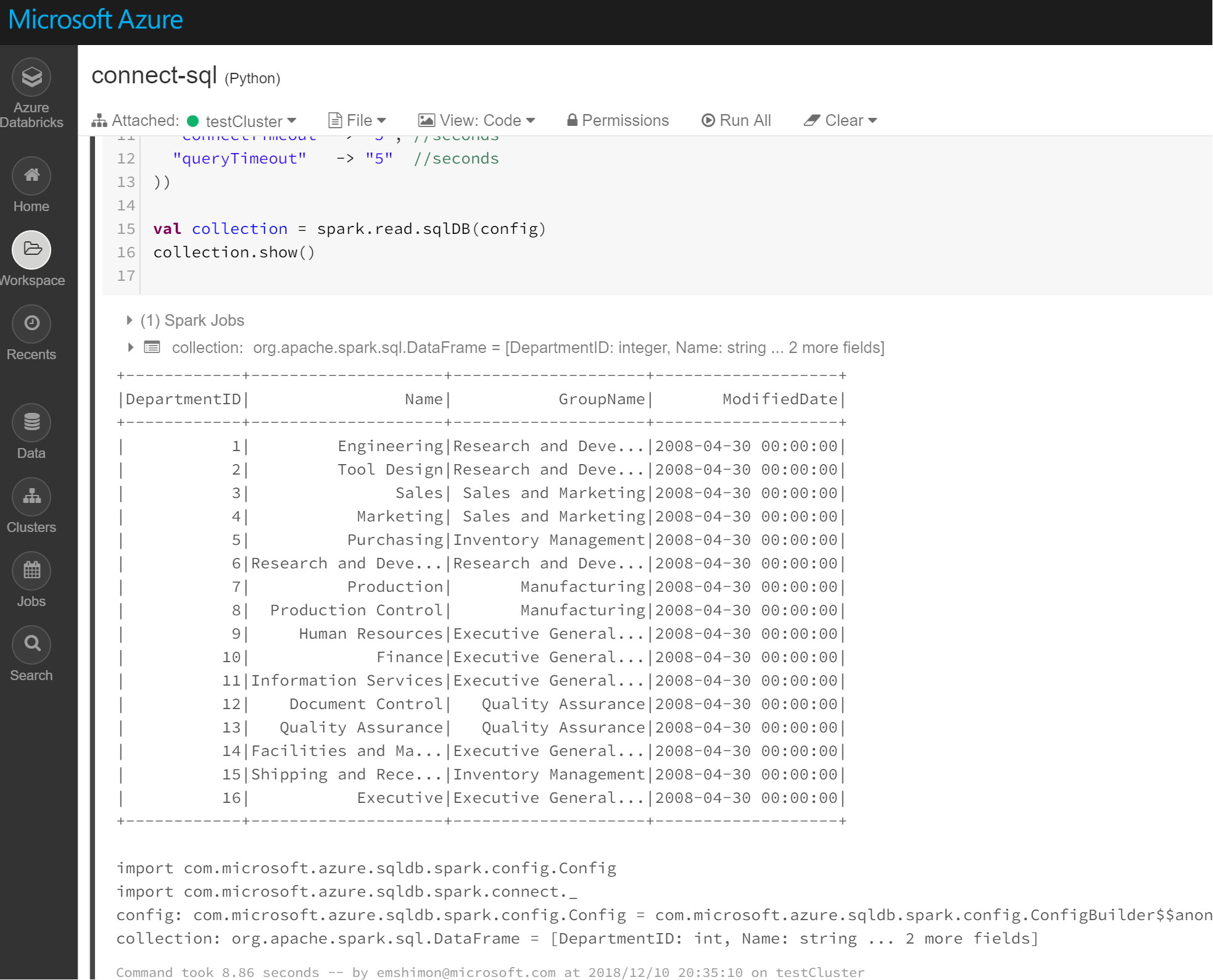 Azure Databricks 知ってますか? #データ分析 - Qiita