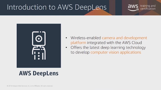 AWS DeepLens についての紹介動画を訳してみた #AWS - Qiita