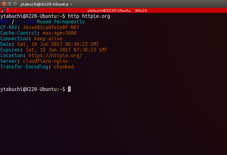 curlに変わる便利コマンドHTTPieを使ってみた #shell - Qiita
