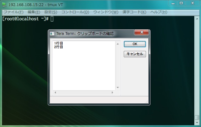 ターミナルにクリップボードの中身を貼り付けたときに確認画面を表示させるwindows編 Teraterm Qiita