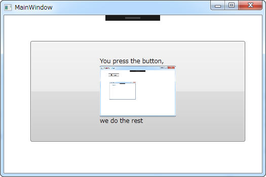 Visual Studio / WPF > 11 StackPanel布局 > Button内にImageとTextBlockを配置するためにStackPanelを使用 ...