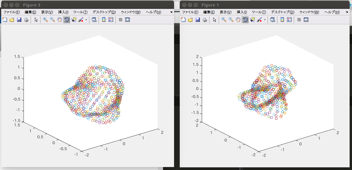 MATLAB > 手順 > 3次元データを可視化 | 複数の結果を比較表示 #geometry - Qiita