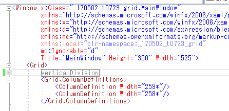 Visual Studio / WPF > IDE > regionによるXAMLの折り畳み領域の指定 ##migrated - Qiita