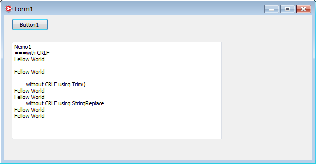 C Builder Xe4 102 Tokyo String 行末のcrlfを削除する方法 Trim Or Stringreplace Migrated Qiita