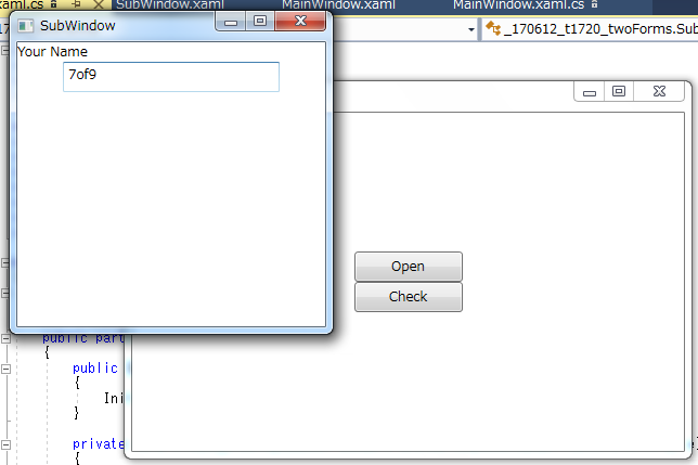 Visual Studio / WPF > Form > 閉じたウィンドウを再度ShowModal()したとき > Error:System.InvalidOperationException ...