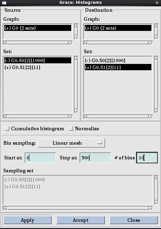 xmgrace > ヒストグラムを作成する #Linux - Qiita