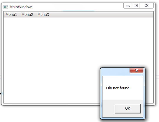 Visual Studio / WPF > コントロール > Menu > 例 / "_"でAltキーと使用するキーを設定 > アクセスキー ##migrated - Qiita