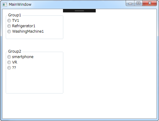 Visual Studio / WPF > コントロール > GroupBox / RadioButton > Margin設定に留意する ##migrated - Qiita