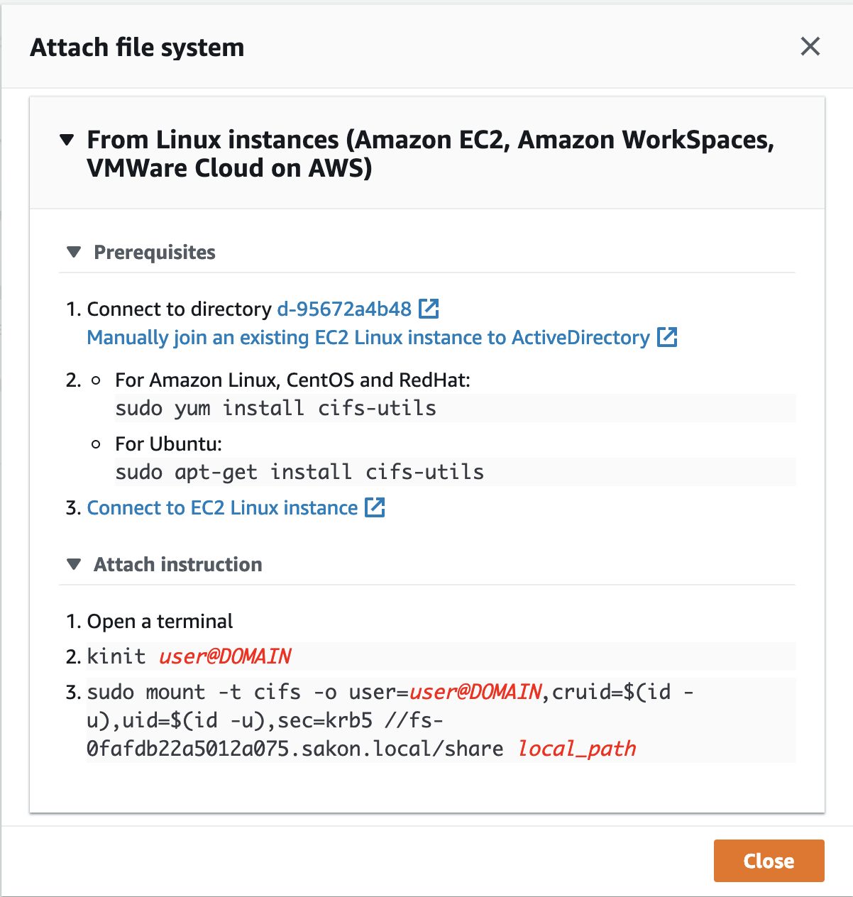 WindowsとAmazonLinux2からAmazon FSx for Windowsに接続する #AWS - Qiita