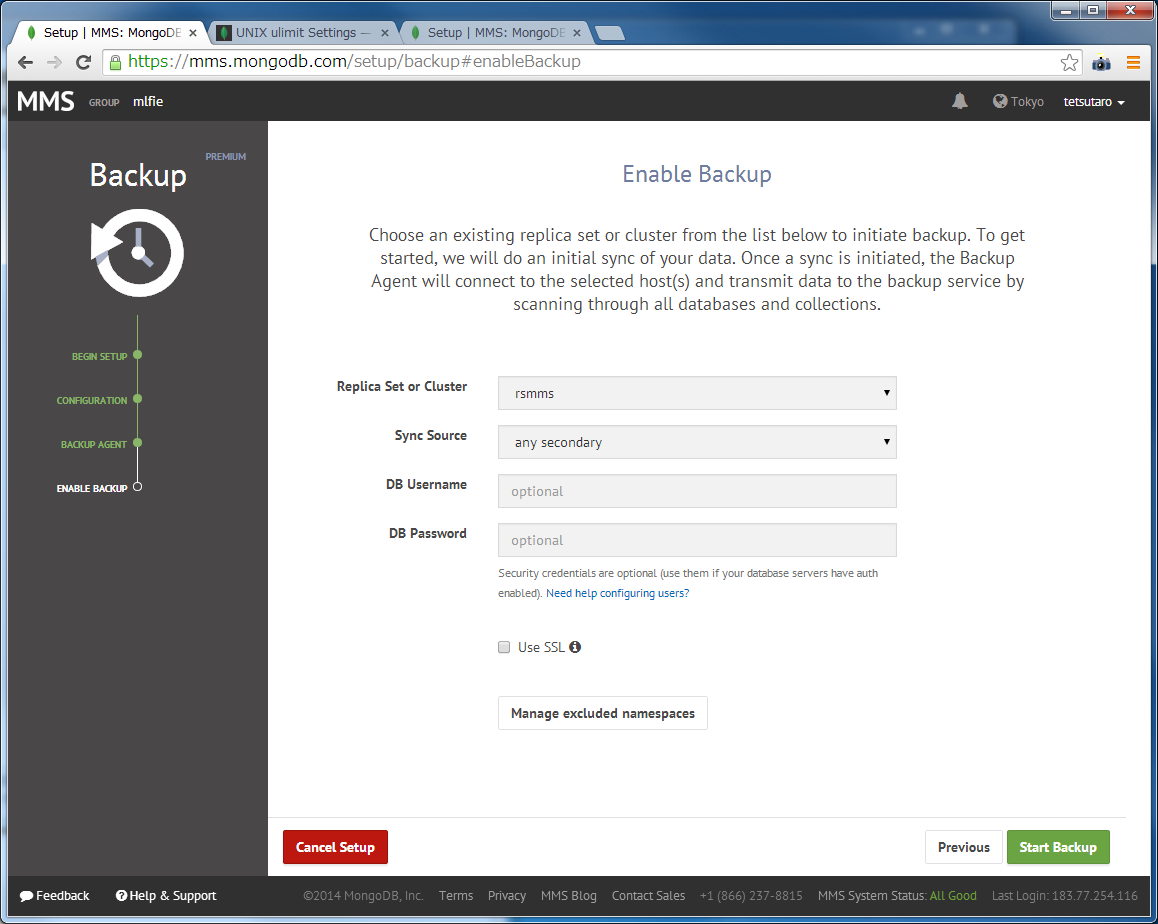 [徹底解説] MongoDBの監視やバックアップができるMMS(MongoDB Management Service)の使い方 #MongoDB - Qiita