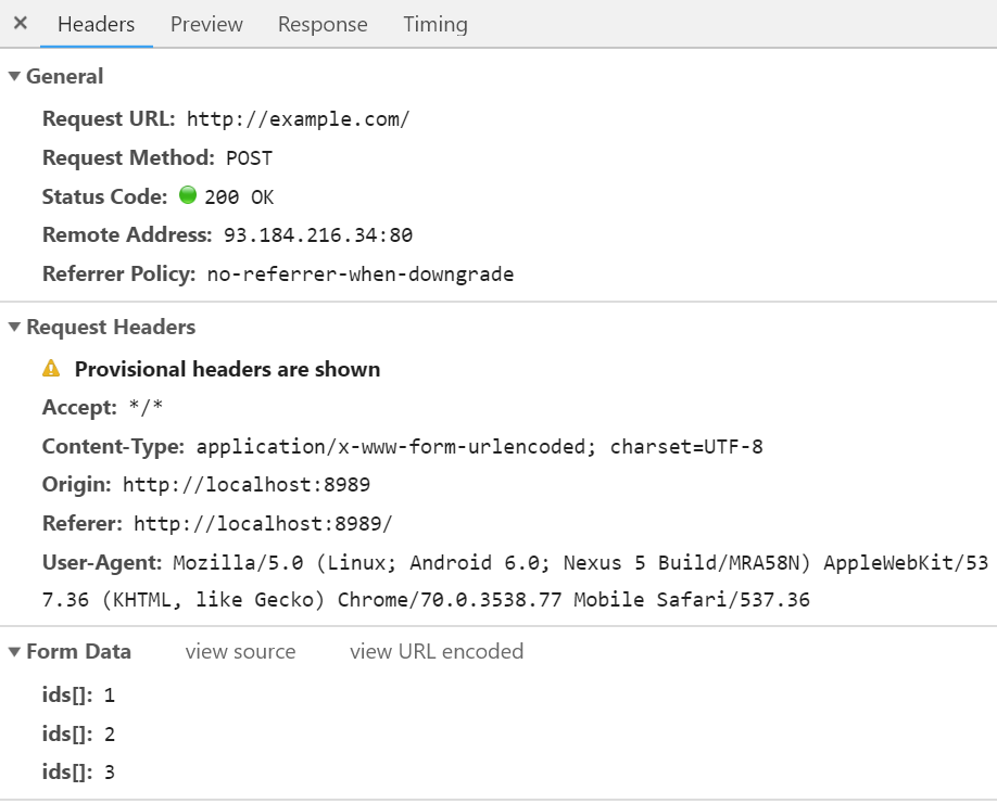 Fetchに渡すformdataに Key[] Value 方式で配列を詰める Javascript Qiita