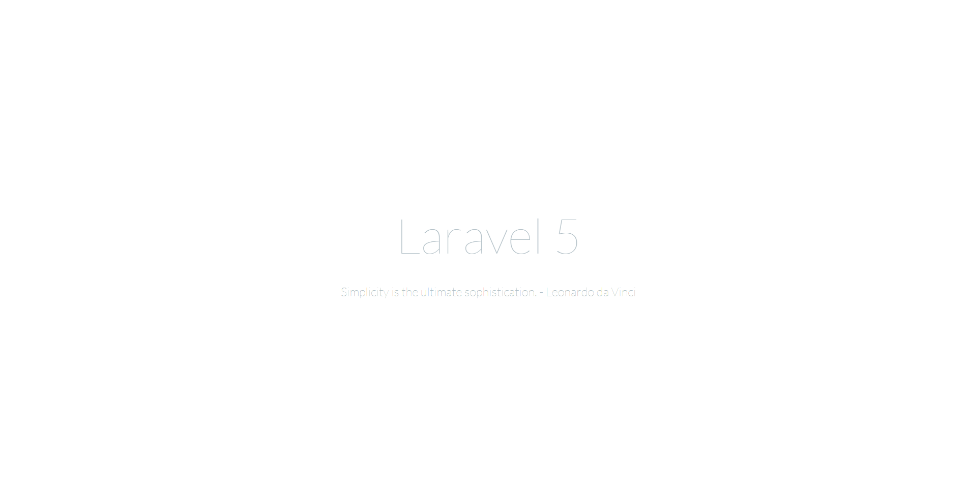 Laravel5のインストール方法とディレクトリ構成について #PHP - Qiita