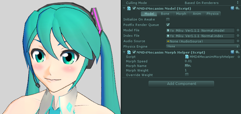 MMD4Mecanimで表情を作り込む #Unity3D - Qiita