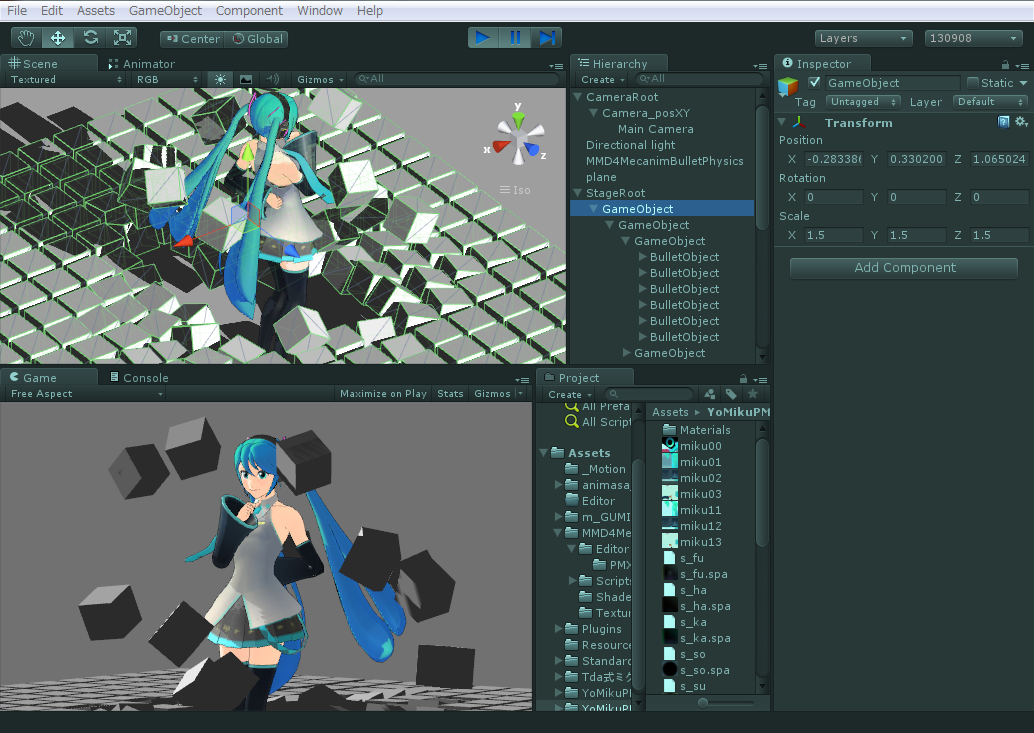 MMD4Mecanim剛体基礎知識 #Unity3D - Qiita