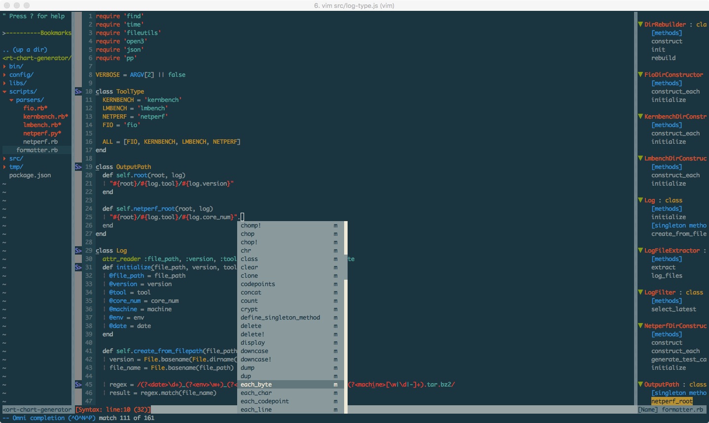 Ideっぽいvim環境を構築する Vimrcを書いた Vim Qiita