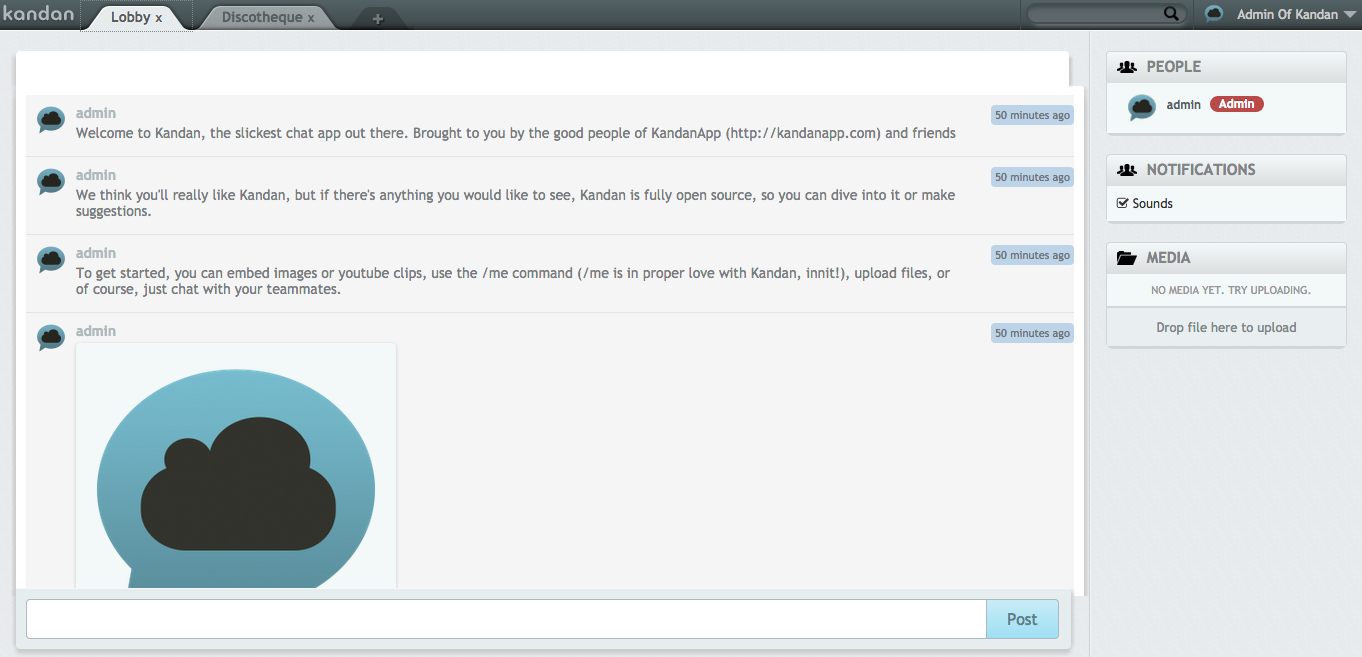 社内用チャットにKandanをインストール、さらにHubotを導入する #Ruby - Qiita