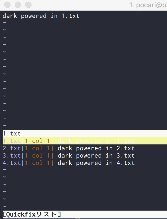 [vim]denite.nvimのgrepの検索結果をquickfixみたいに移動する #Vim - Qiita