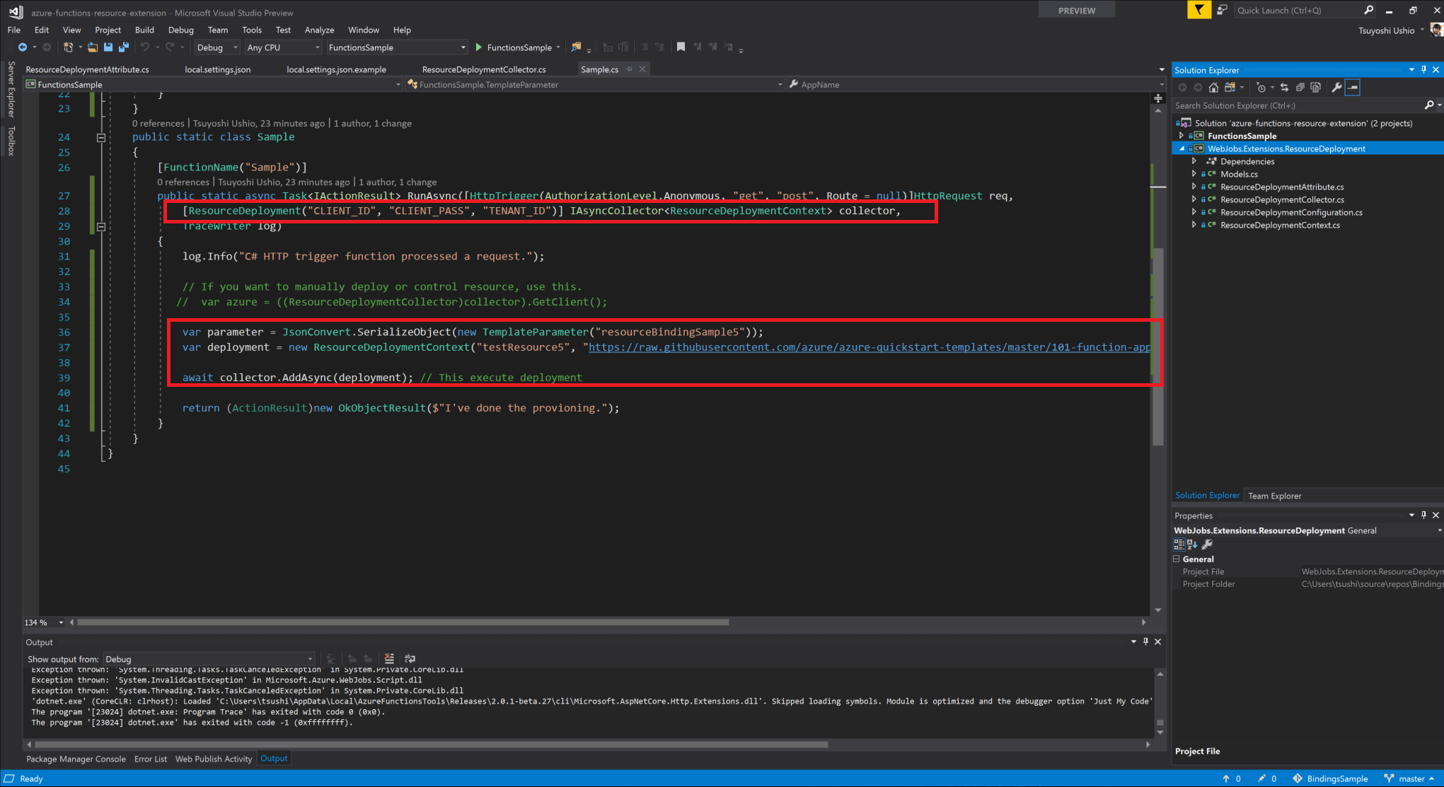 Azure Functions の Custom Bindings を開発する #AzureFunctions - Qiita