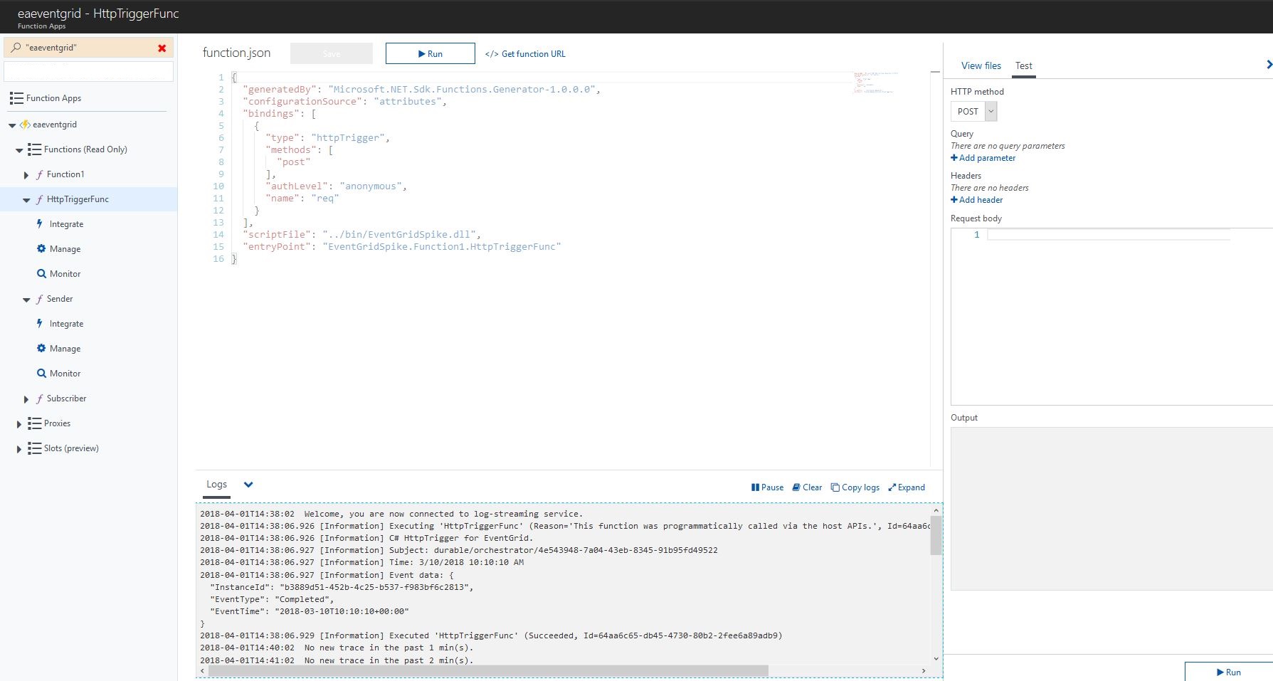 Event Grid を Azure Functions と EventGrid Extension 無しで連携させる ...