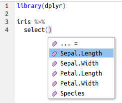 RStudioのコード補完をもっと使ってみよう #R - Qiita