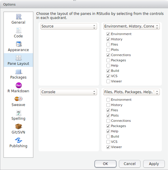RStudioのPaneを操作する #R - Qiita