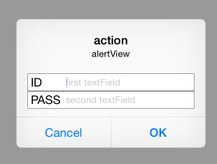 【iOS】【Swift】UIAlertControllerにUITextFiledを追加する方法、及びそれに関するTips #Xcode - Qiita
