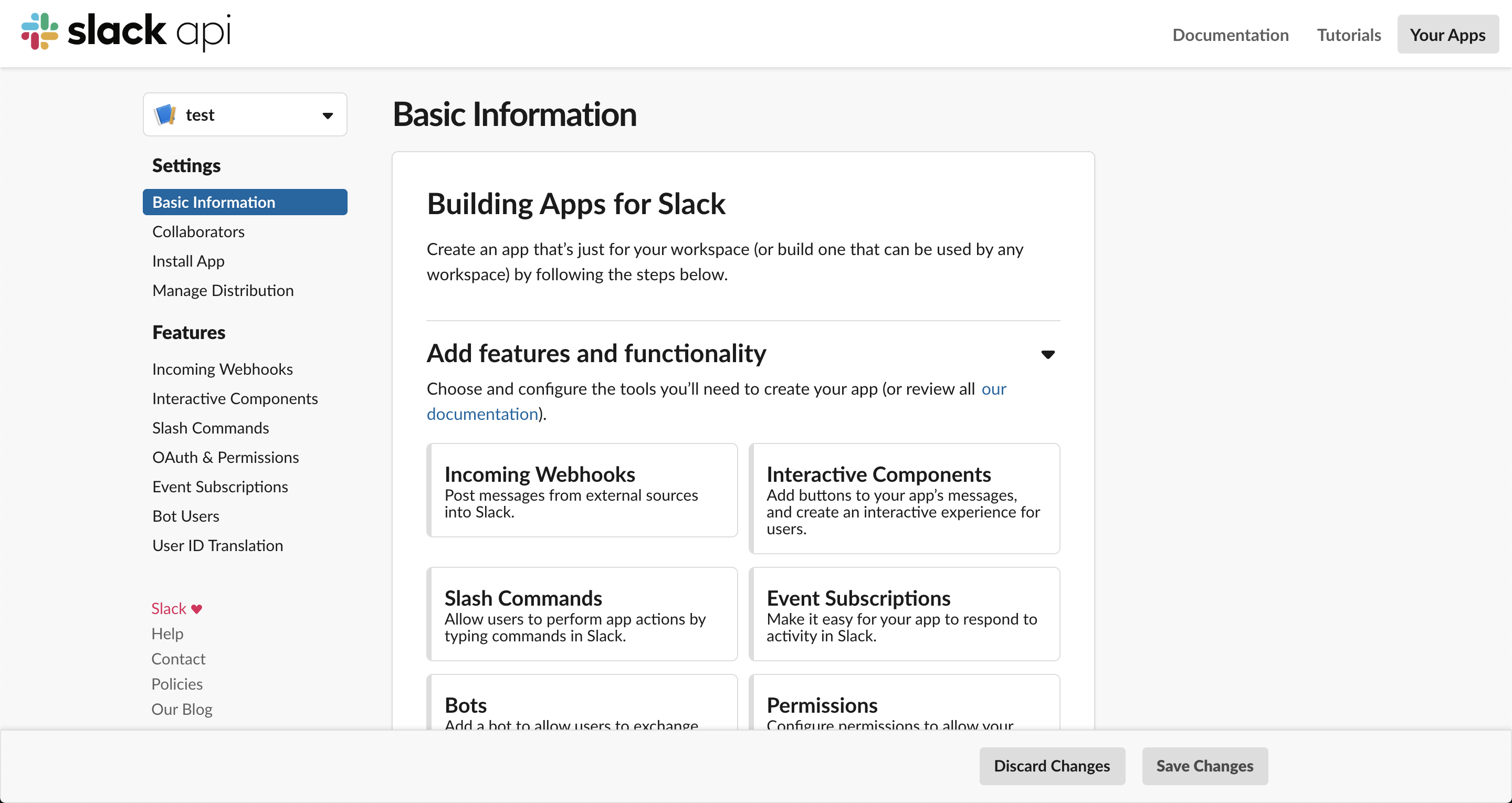 Outgoing WebHooksの代わりをSlack APPで実装する #JavaScript - Qiita