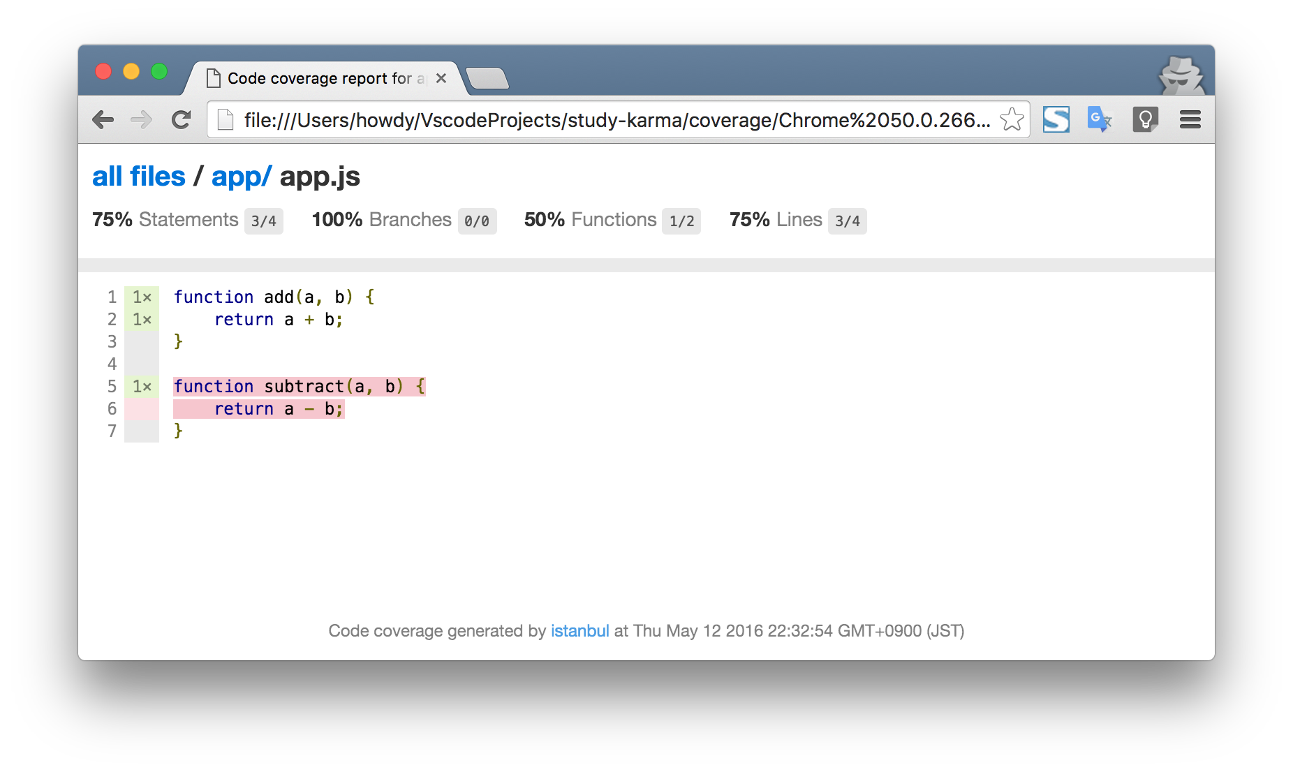 step by stepで始めるKarma #JavaScript - Qiita