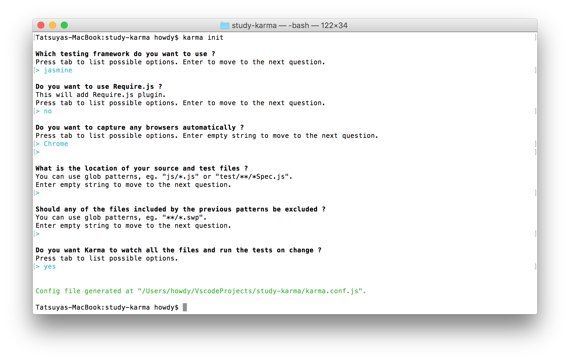 step by stepで始めるKarma #JavaScript - Qiita