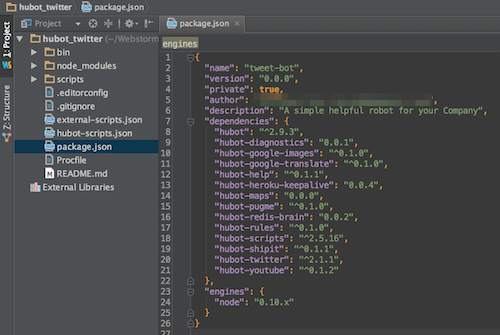 Hubot を Twitter の公開タイムラインに住まわせる - Qiita