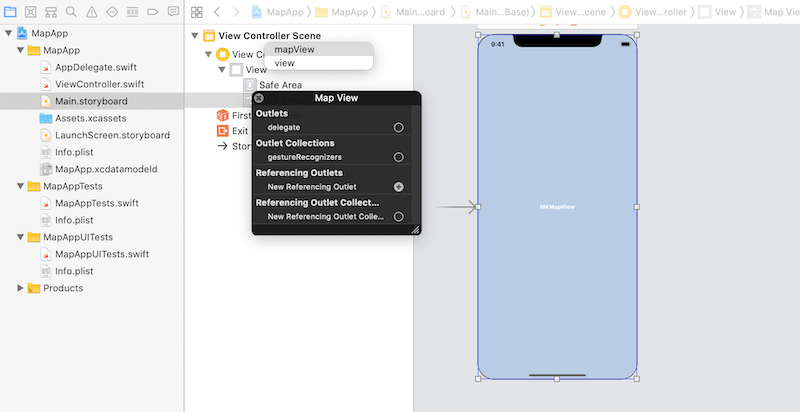 Swift MkMapViewで地図アプリ作成してみた（01）- 地図を表示する #Xcode - Qiita
