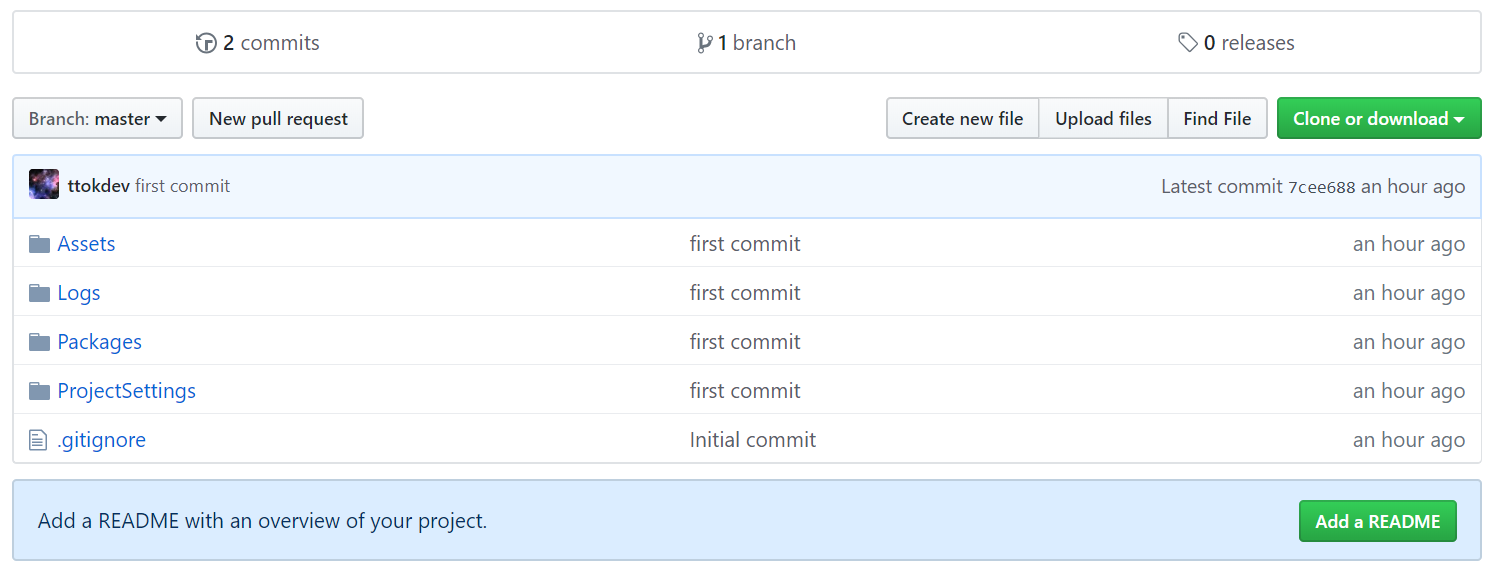UnityプロジェクトをGitHubで管理するためのシンプルな初期設定 #Unity - Qiita