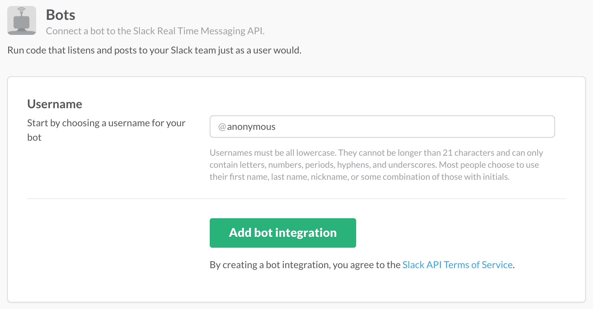超簡単にSlackで匿名の意見を投稿できるようにする #Botkit - Qiita