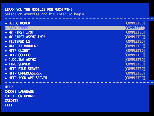 NodeSchoolのlearnyounodeを解いてみる #1 #Node.js - Qiita