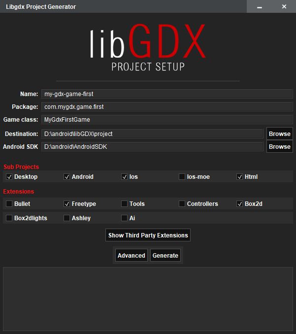 ゼロからlibGDXのプロジェクト作成、実行まで #AndroidStudio - Qiita