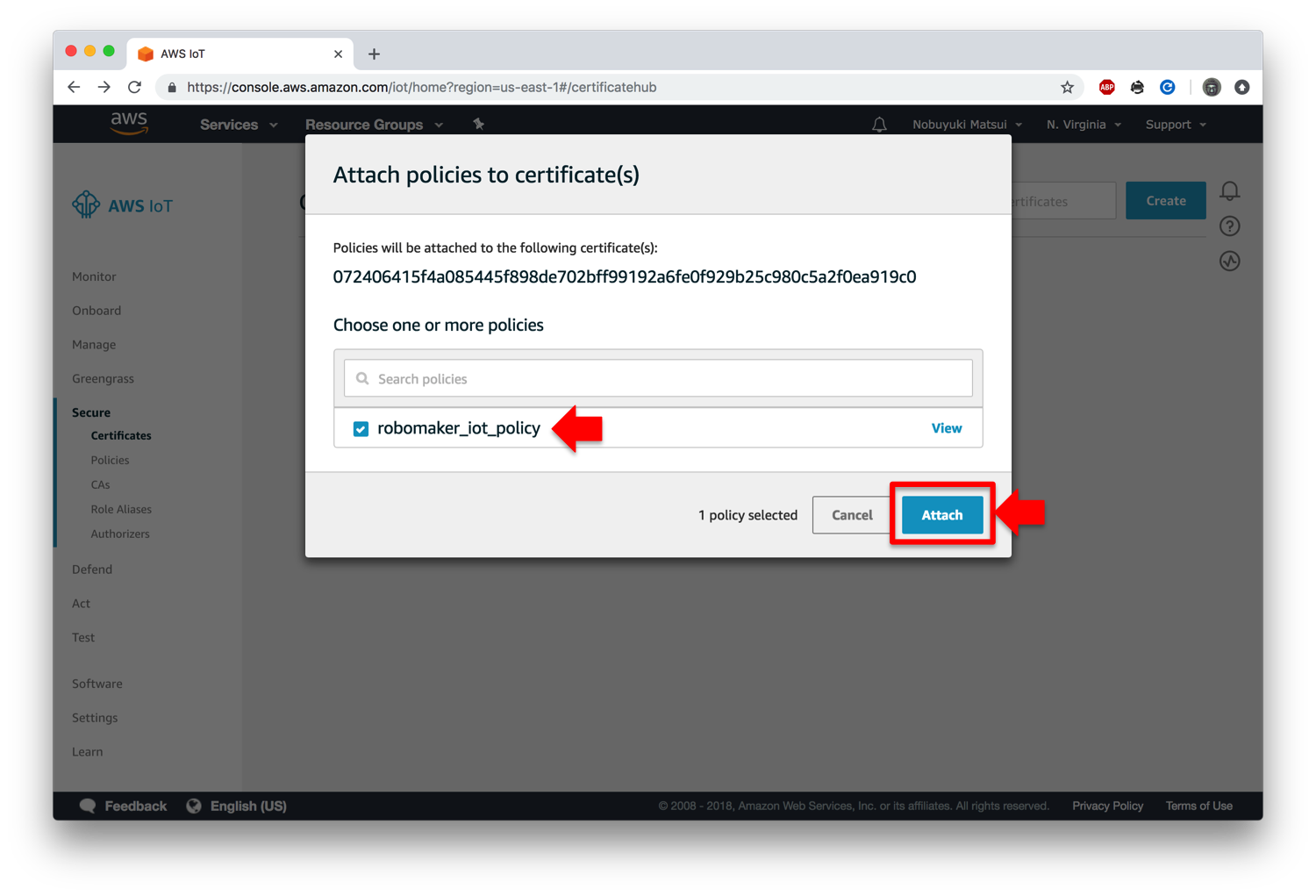 AWS RoboMaker応用 ~AWS IoT Coreとの連携~ #ROS - Qiita