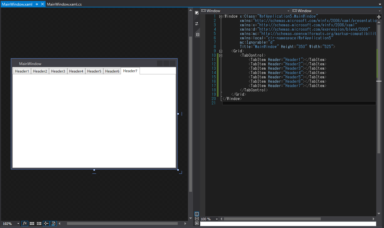 [WPF] TabControlのタブを左に配置する #.NET - Qiita