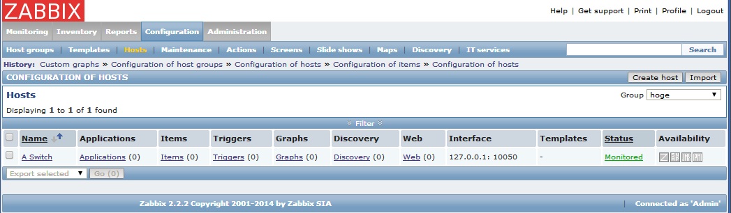 SNMP対応スイッチのポートトラフィックをZabbixで監視する #zabbix - Qiita