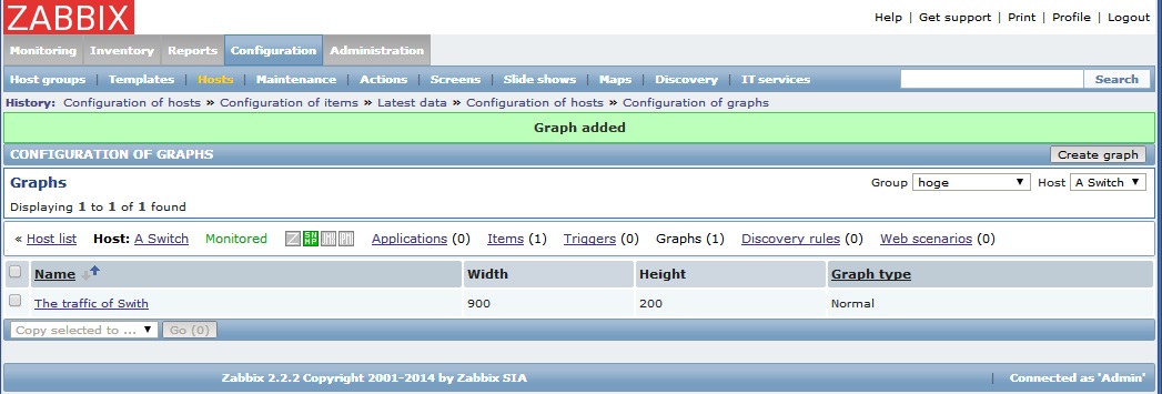 SNMP対応スイッチのポートトラフィックをZabbixで監視する #zabbix - Qiita