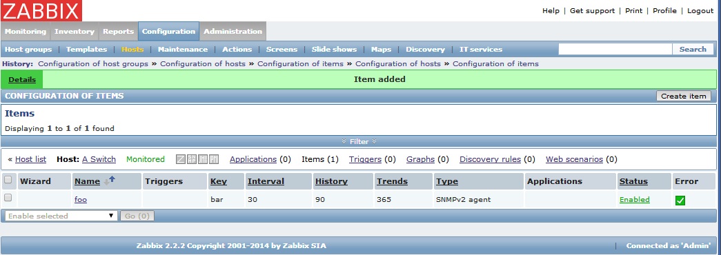 SNMP対応スイッチのポートトラフィックをZabbixで監視する #zabbix - Qiita