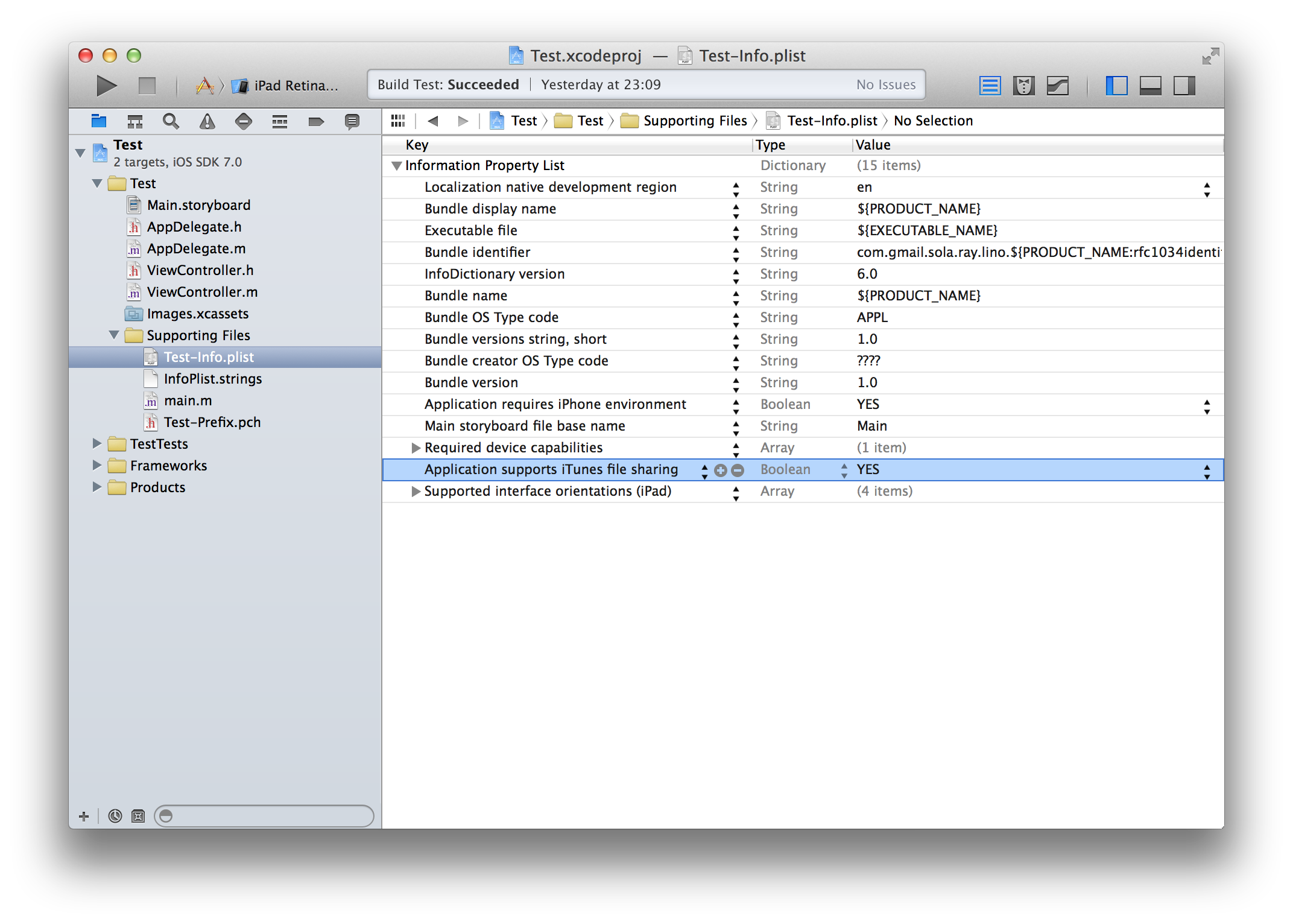 iTunesを使ったファイル共有方法 #Xcode - Qiita